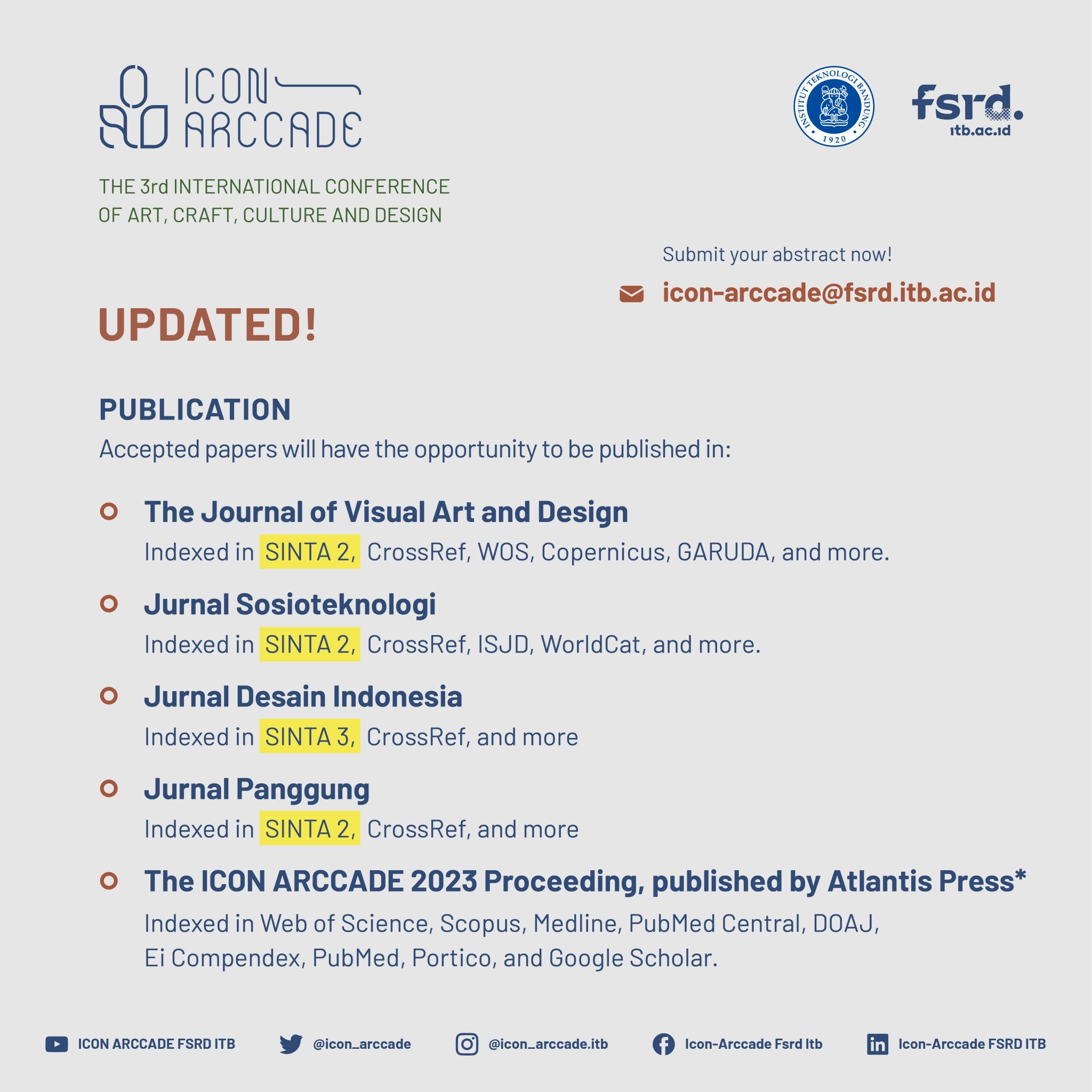 Publication - ICON ARCCADE 2023